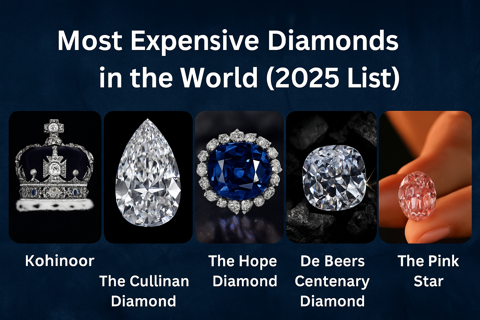 Top 10 Rarest Diamonds in the World | Rarest & Most Expensive Gems